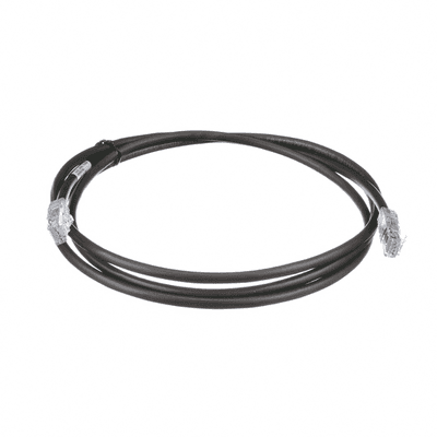 Cable de Parcheo UTP, Cat6A, 24 AWG, CM, Color Negro, 7ft - Chipcom S.A
