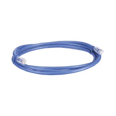 Cable de Parcheo UTP, Cat6A, 24 AWG, CM, Color Azul, 7ft - Chipcom S.A