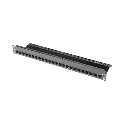 Patch Panel ZMAX with jack UTP CAT6A 24 PORT 1U black - Chipcom S.A