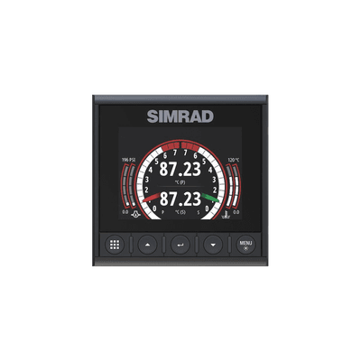 Simrad IS42J pantalla a color con conexión NMEA 2000, administra hasta 2 motores J1939 - Chipcom S.A
