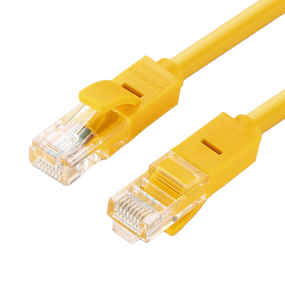 Cable UTP Ethernet Cat 6 Color Amarillo 5 Metros - Chipcom S.A